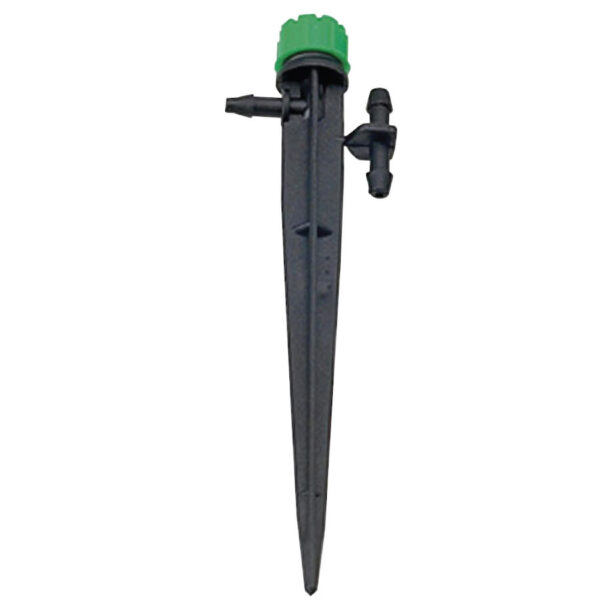 Adjustable Flow Stream Emitter with Stake, 5 pack – Plains Power & Turf